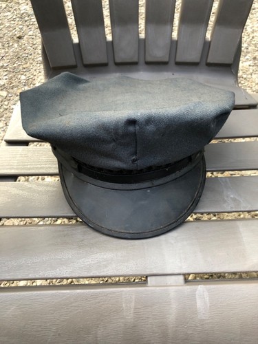 Vintage Gas Service Station Attendant Hat Uniform Cap Chauffeur Size ...