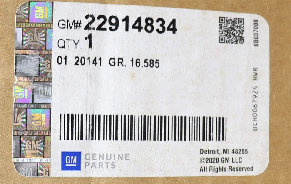 NEW OEM GM Cab Roof Panel 22914834 Silverado Sierra HD Crew Cab 2015 ...