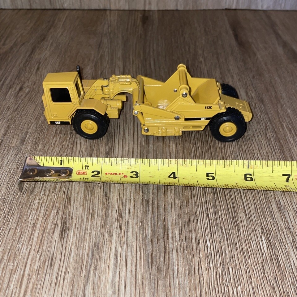 Ertl Caterpillar CAT 613C Earth Mover Scraper & Ertl 950F CAT Loader | eBay
