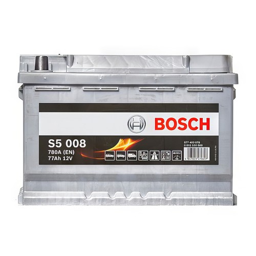 S5008 S5 096 12V Car Battery 4 Year Guarantee 77Ah 780CCA 12V 0/1 B3 By ...