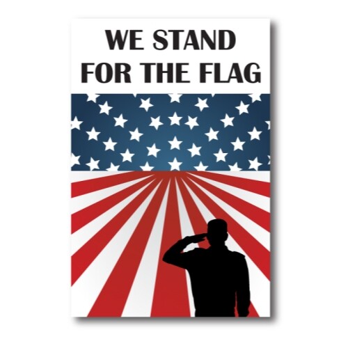 We Stand For The Flag American Flag Car Magnet Decal 4x6 Heavy Duty for ...
