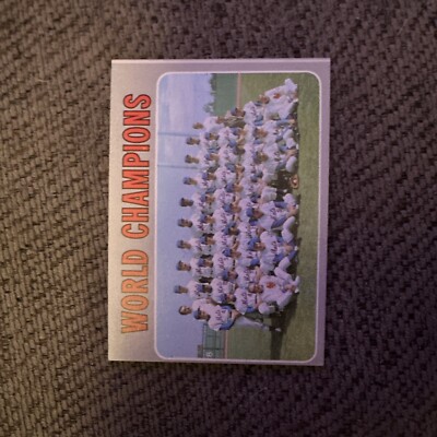 1970 topps #1 mets world champions NM | eBay