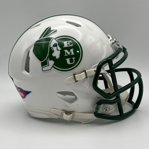 Eastern Michigan Hurons CUSTOM White - Huron Decals Mini Football ...