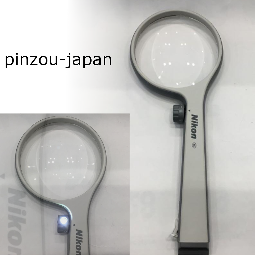 Nikon LED Illuminated Magnifier Reading Loupe L1-8D 2X Silver angle ...