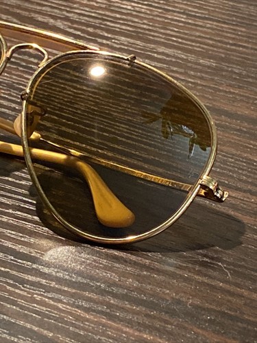 Authentic Vintage 1937-1987 Ray Ban THE GENERAL Aviator B&L Lenses 62mm ...