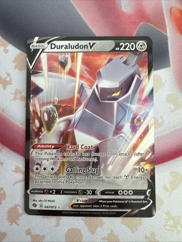 Pokemon Champion's Path #47/73 Duraludon V Ultra Rare tcg - NM | eBay