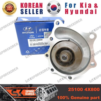 Genuine/OEM 251004X800 PUMP ASSY-COOLANT for Hyundai Terracan | eBay