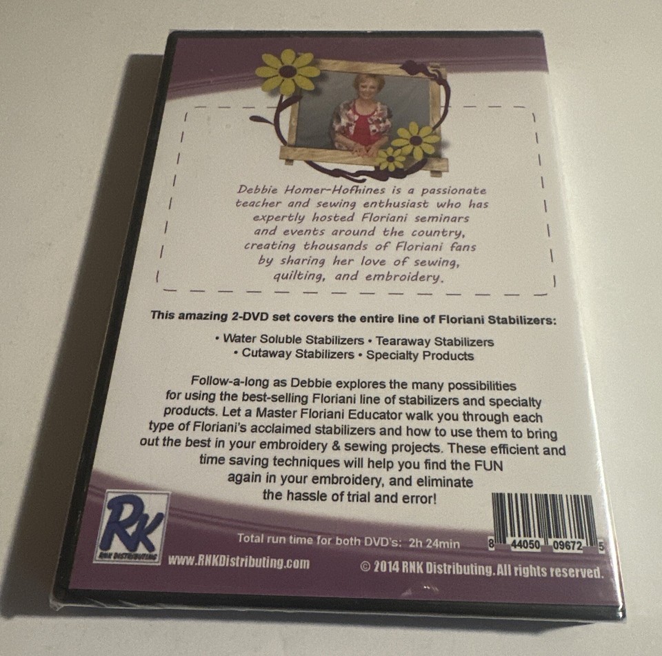 Basics to Beautiful Stabilizing Techniques - Floriani Debbie Homer ...