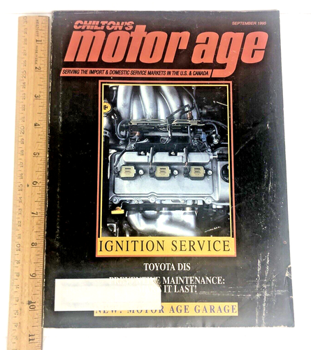 Chilton's Motor Age Magazine Ignition Service Maintenance September 1995 Vintage | eBay