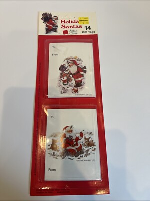 Holiday Santa gift Tags The Paper Magic Group Christmas | eBay