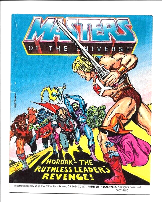 MOTU Hordak the Ruthless Leader's Revenge 1984 Mini Comic He-Man 8.0 VF ...