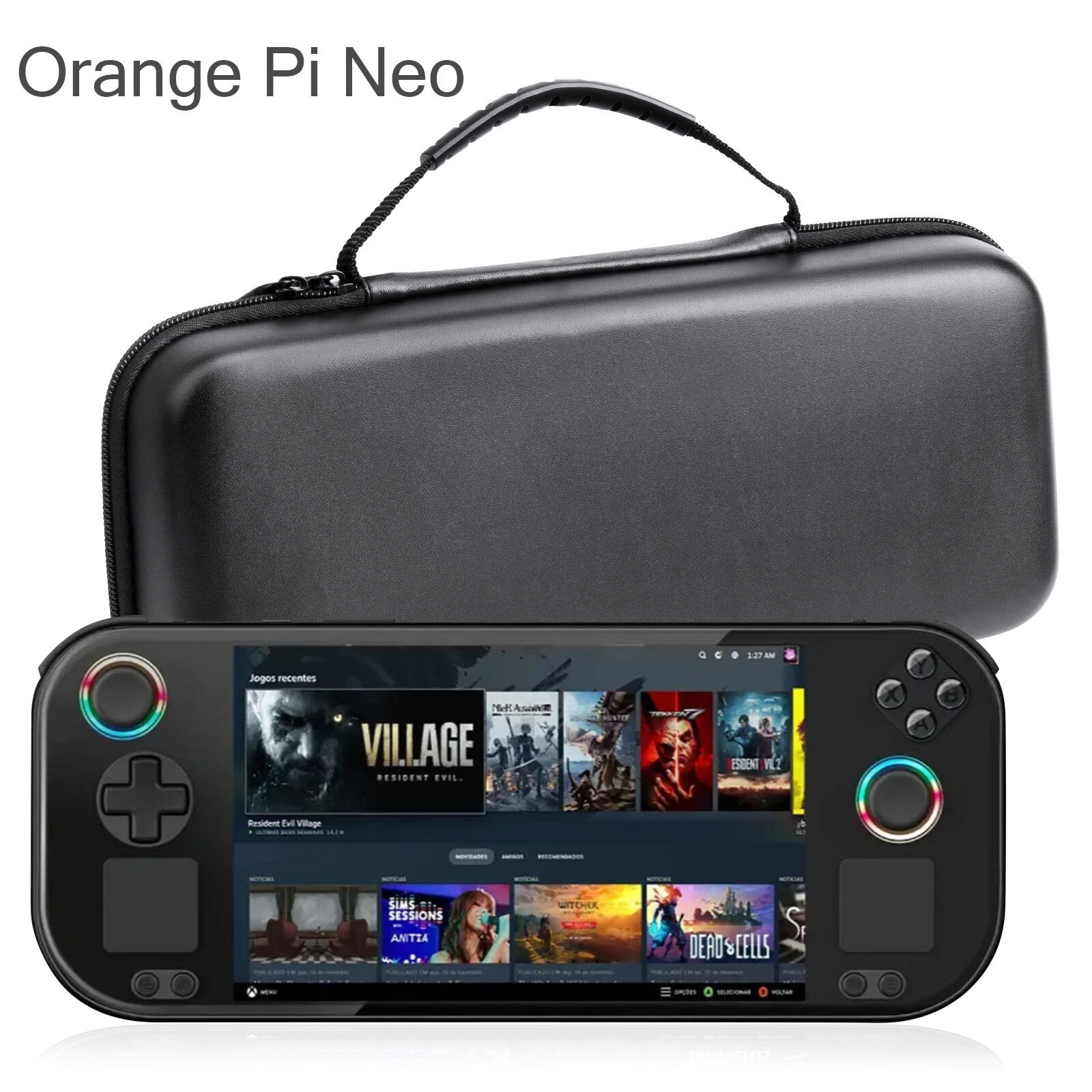 Handheld Game Console Storage Bag EVA Case Drop-proof Handbag For ...