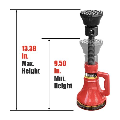 BIG RED 5 Ton 10000 LBs Torin Professional Car Support Screw Jack for ...