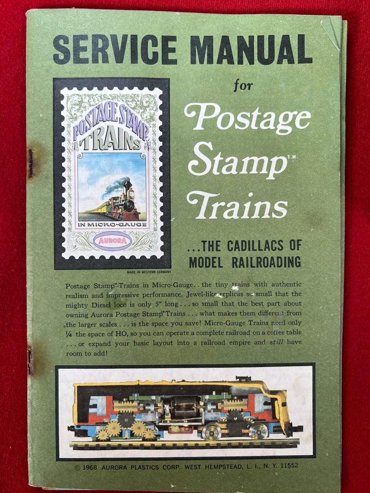 Aurora N-Scale 4726 Postage Stamp 0-6-0 Express Freighter Steam Freight ...