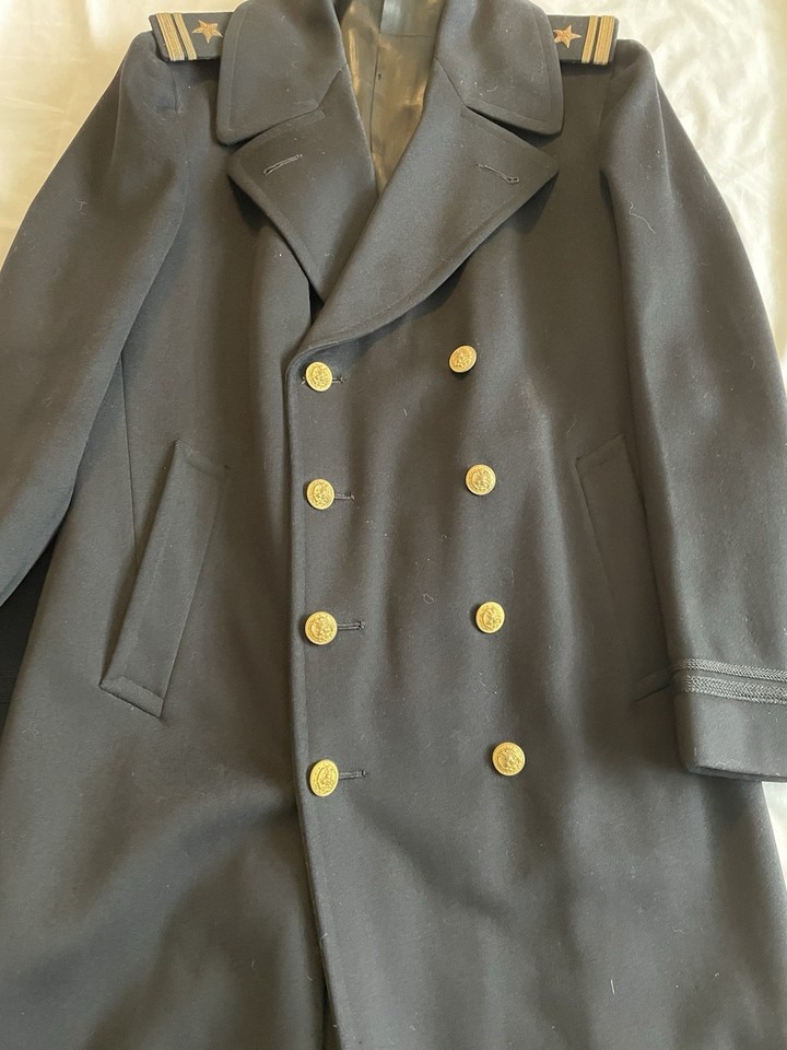 USN Navy Officer Bridge Coat 42 L | eBay