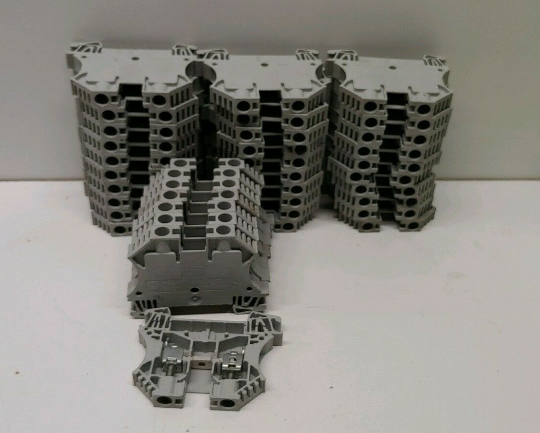 LOT OF (38) GUARANTEED! ALLEN-BRADLEY 600V TERMINAL BLOCKS 1492-J6 | eBay