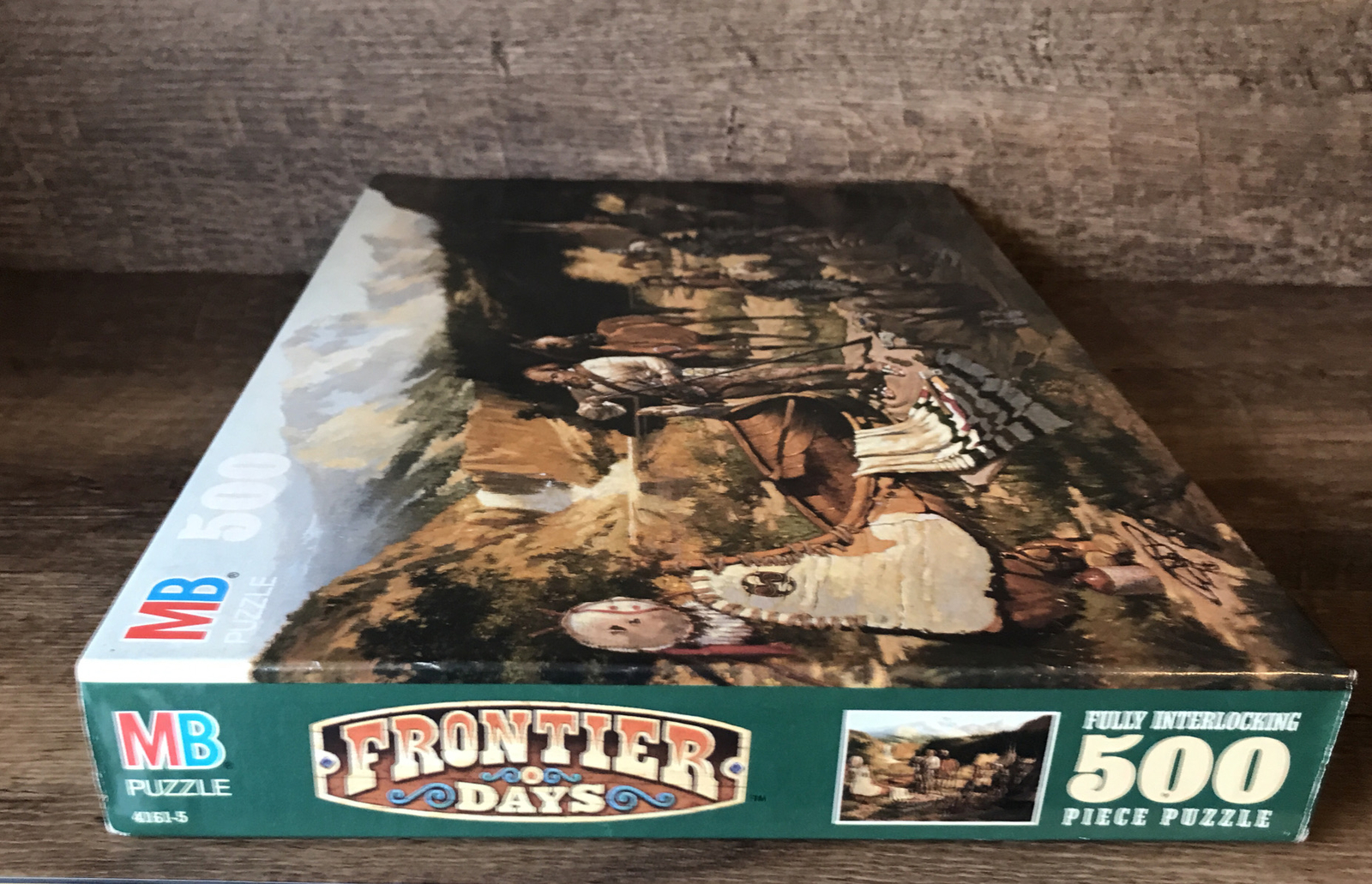 1990 Milton Bradley 500 PC Puzzle Frontier Days The Map Maker Vintage ...