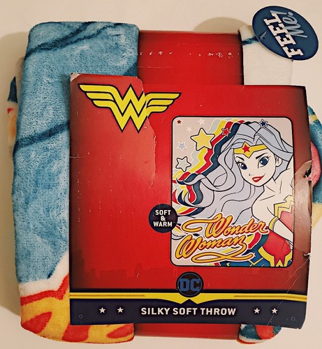 WONDER WOMAN BLANKET THROW SILKY SOFT 40" x 50" | eBay