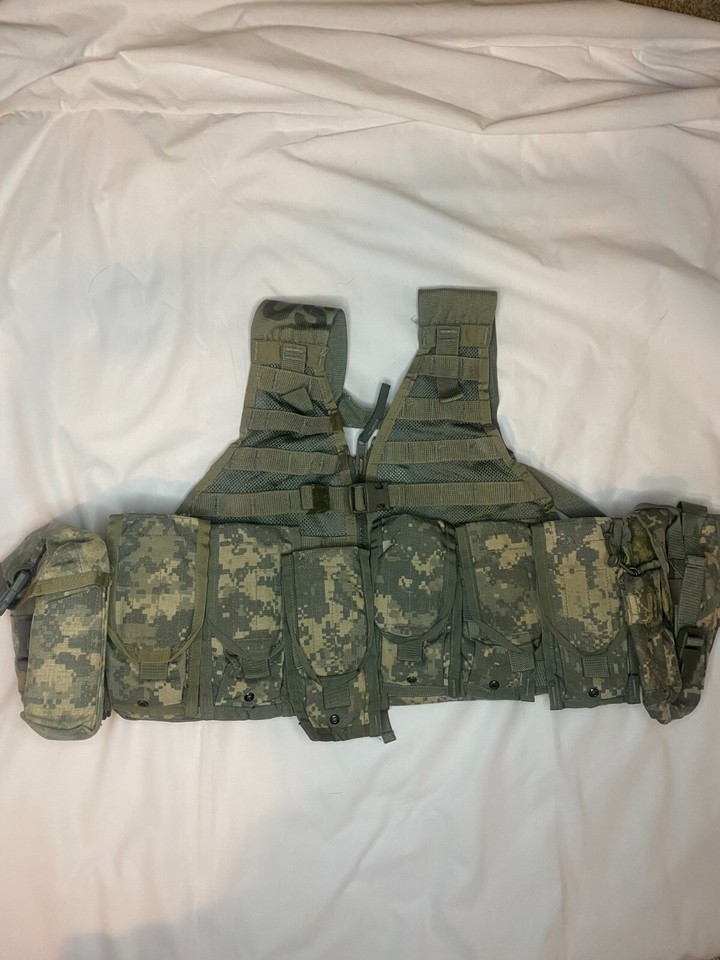 USGI- FLC- Tactical Vest-Chest Rig Set - QRF Vest-V2- 10 Piece Set ...