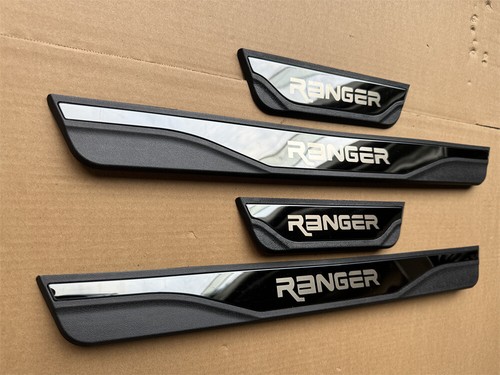 Door Sill Scuff Plate Protector Scuff Guards For 2009-24 Ford Ranger ...