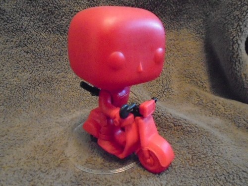 RARE PROTOTYPE SAMPLE Deadpool on Scooter FUNKO POP! bobble-head MARVEL ...