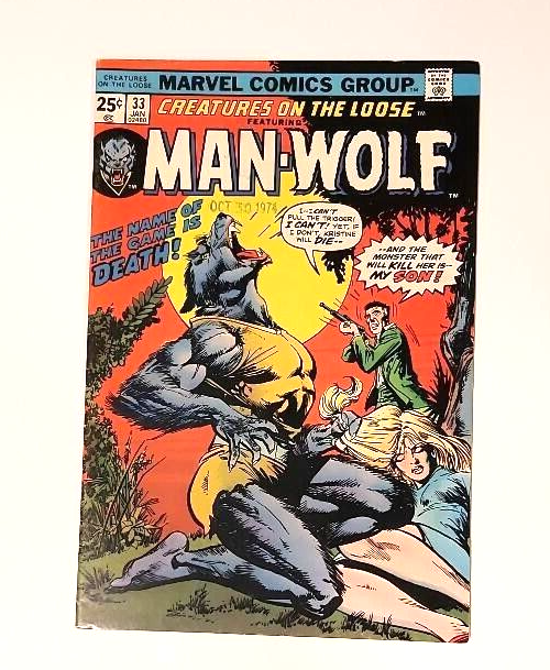 Creatures On the Loose 33 - 37 / Man-Wolf / Marvel Bronze 1975 / Higher ...