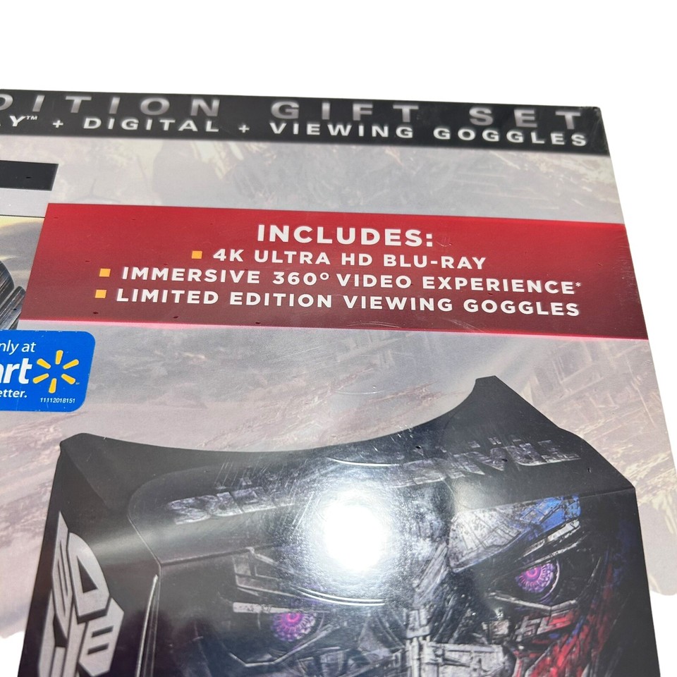 TRANSFORMERS THE LAST KNIGHT 4K ULTRA HD/BLU RAY LIMITED EDITION GIFT ...
