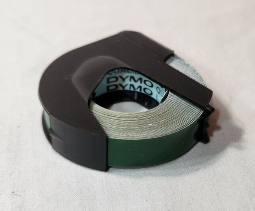 1 Vintage Dymo Labeling Tape Magazine Gloss GREEN 3/8" x 144" 12 Feet ...