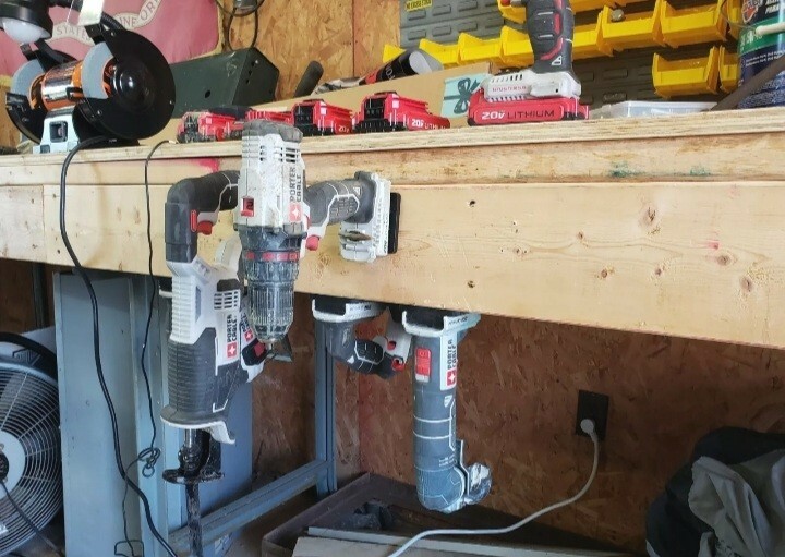 **2 Pack** Porter Cable 20V Battery Slot Tool Holder Mount | eBay