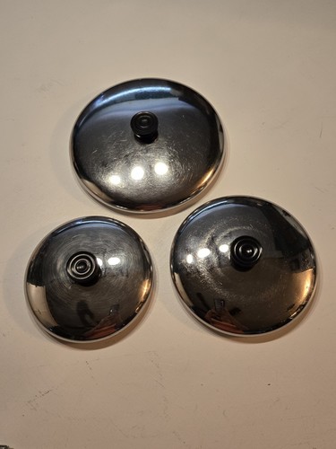 Revere Ware Set Of 3 Replacement Lids Stainless Steel 10in 8in 7in ...