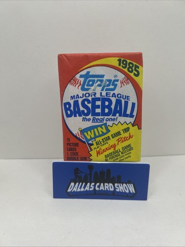 1985 Topps Baseball Factory Sealed Wax Pack (Puckett McGwire ?) | eBay