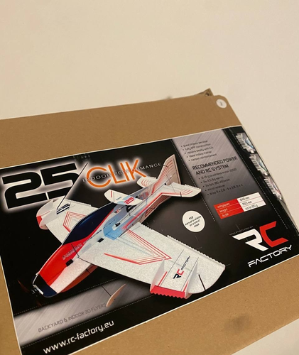 Clik 25 Super lite EPP 840mm Combo Shock-Flyer Shocky Indoor RC-Factory | eBay