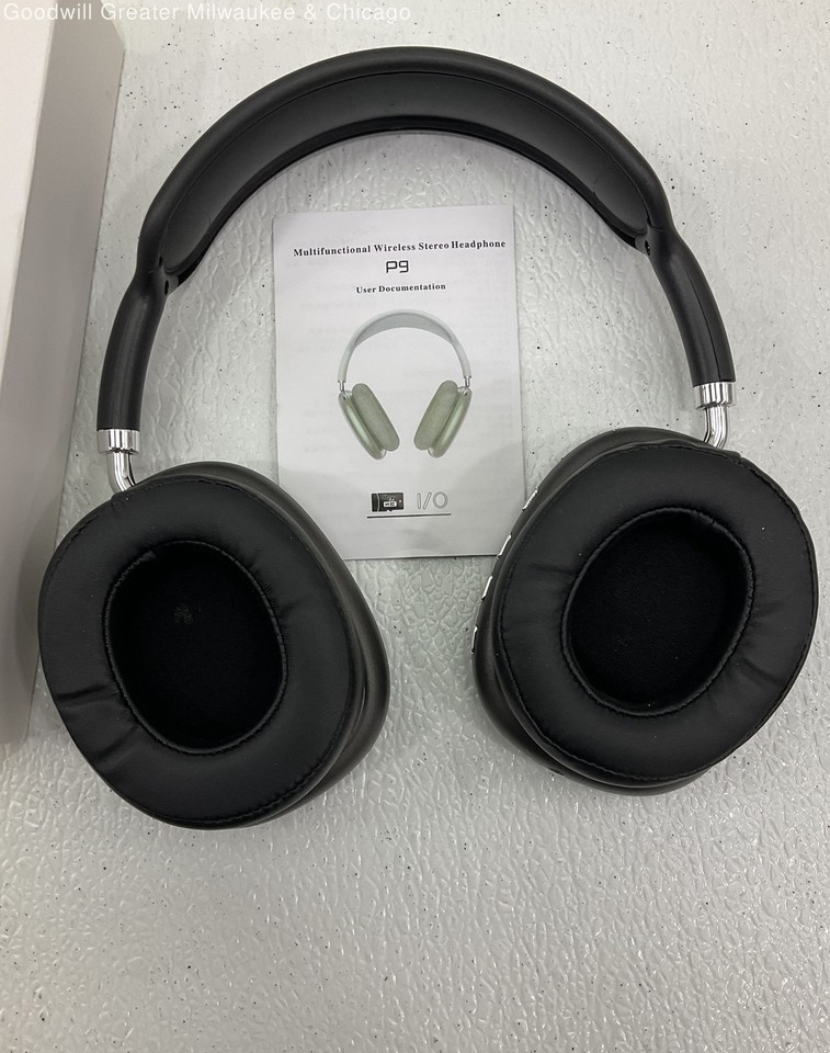 P9 Wireless Stereo Headset Over Ear Excellent With Box Manual Wireless ...