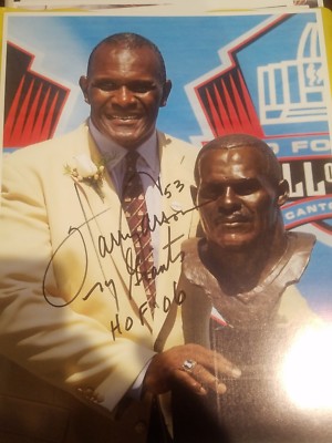 harry carson signed 8x10 autographed picture photo auto new york giants ...