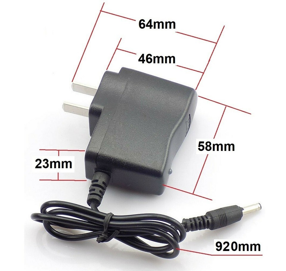 4.5V 1A AC/DC Adapter Wall Wart Switching Power Supply 5.5x2.1mm DC ...