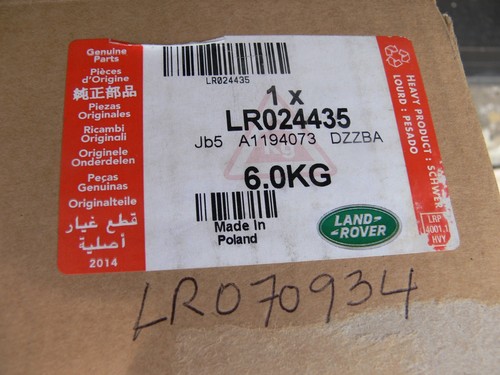 GENUINE LAND ROVER FRONT SHOCK ABSORBER RANGE ROVER EVOQUE LH LR070934 ...