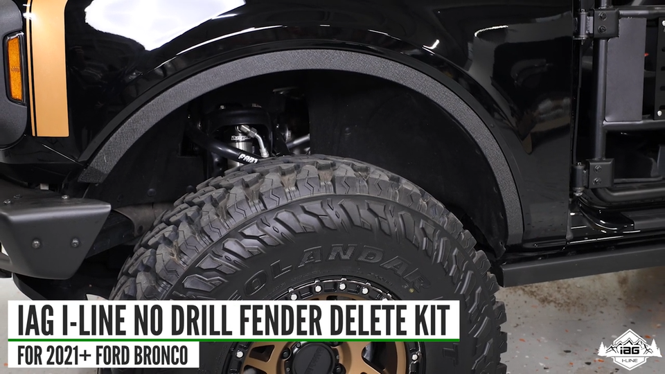 IAG I-Line No Drill Fender Removal Kit for Ford Bronco 2021+ 4 Door | eBay