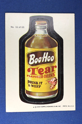 1979 Topps - Wacky Packages Series 1 - Puzzle Back - #16 Boo-Hoo Drink ...
