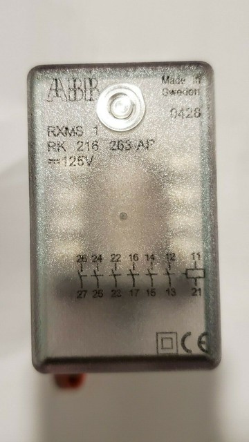 ABB RXMS 1 RK 216 263-ap 125v Auxiliary Tripping Relay for sale online ...