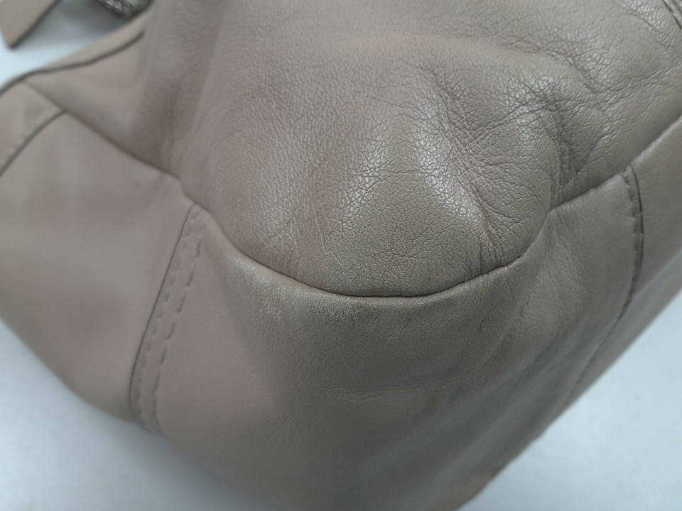 Coach F17721 Gallery Leather Shoulder Handbag Tote Purse Beige | eBay