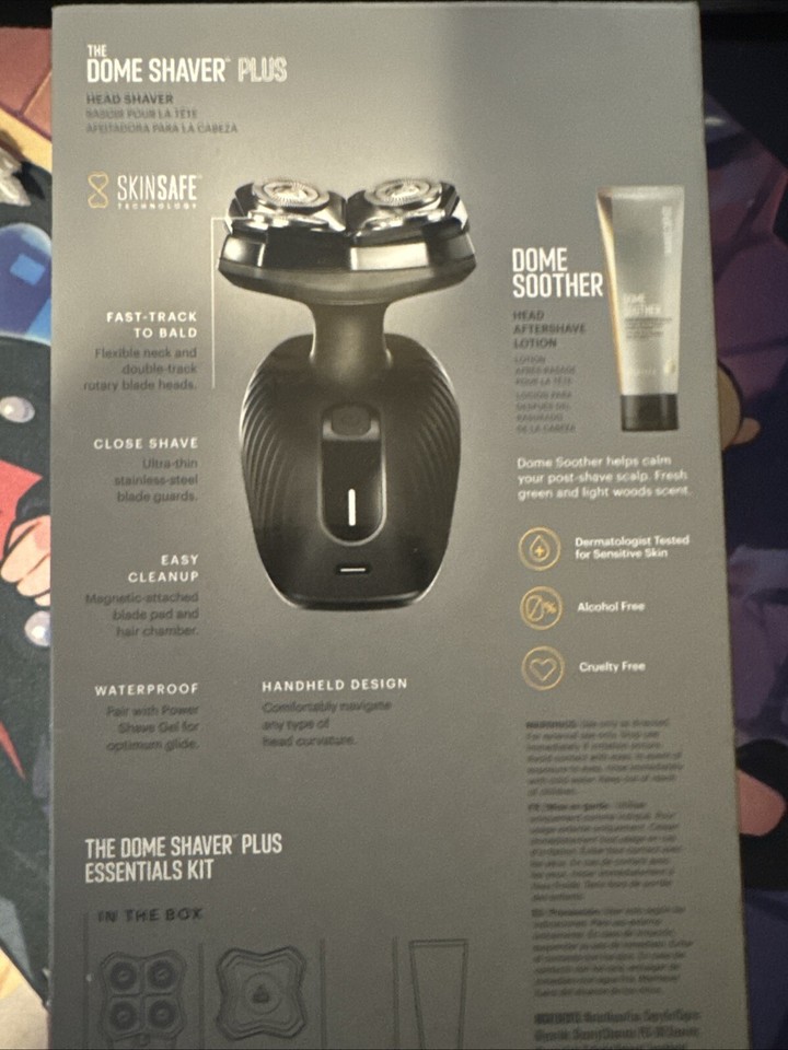 MANSCAPED® The Dome Shaver™ PRO Head Shaver – Five Rotary Blades - FREE ...