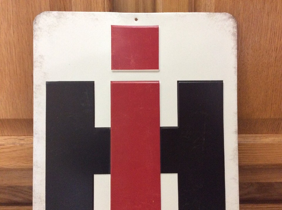 International Harvester IH Metal Sign Farm Equipment Barn Tools Tractor ...