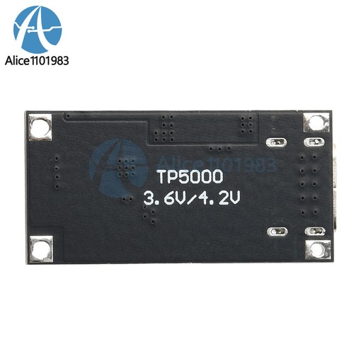 DC4.5-9V TP5000 4.2V/3.6V 1A Li-ion Battery Charging Board Charging ...