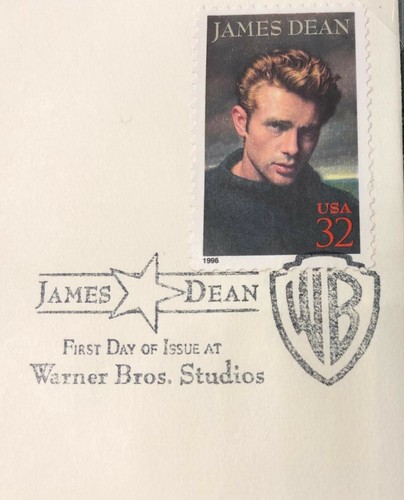 James Dean First Day Issue Stamp (32 cent, Burbank, CA, 1996), matted 9 ...