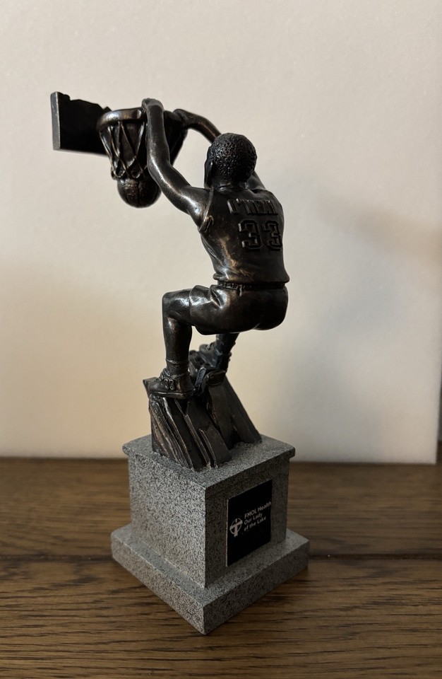 LSU TIGERS MENS BASKETBALL MINI SHAQ REPLICA STATUE SHAQUILLE ONEAL NIB ...