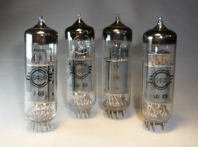 4pcs. 6F3P / 6Ф3П ~ 6BM8, ECL82 Triode - Pentode NEW. SAME DATE 1969 | eBay
