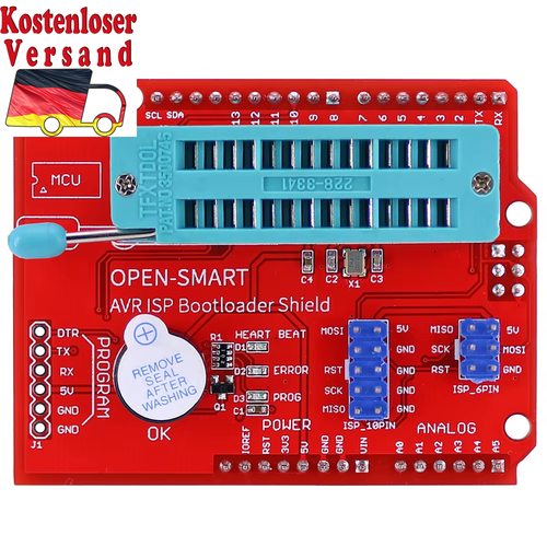 AVR ISP Bootloader Shield Burning Programmer Board for Atmega328P Bootloader Mod 711181530520 | eBay