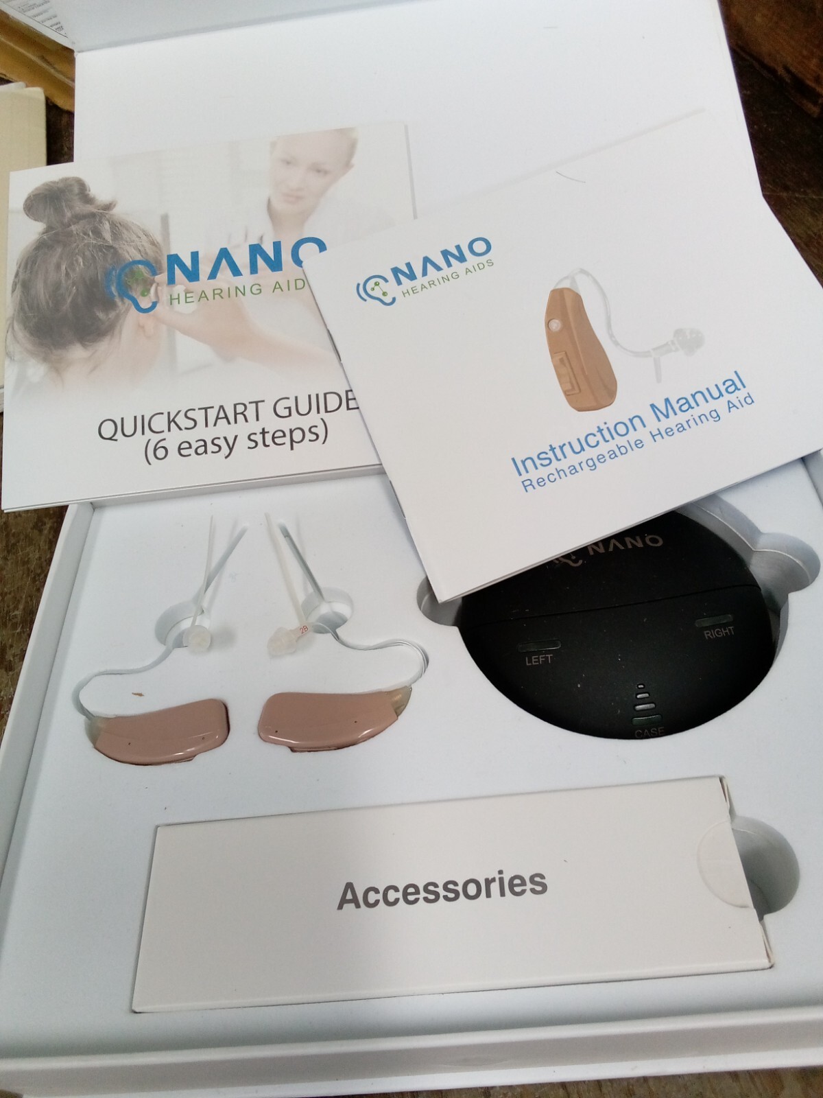 Nano RX2000 Left and Right Ear Rechargeable Digital Hearing Aid for ...