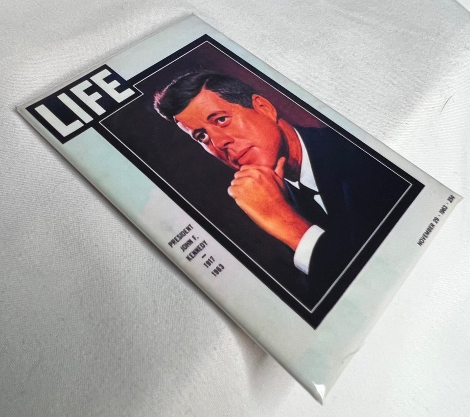 November 29, 1963 "A Nation Remembers" Life Magazine Cover Handcrafted ...