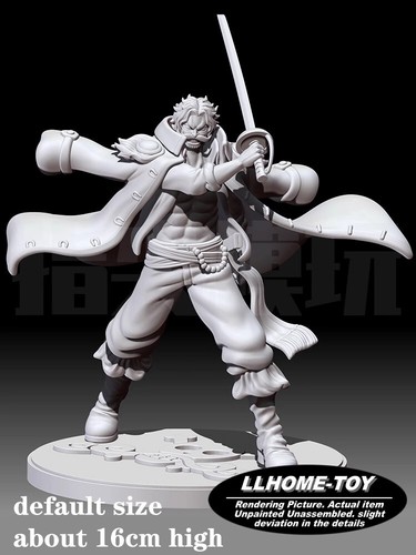 Anime OP Gol D Roger Take Sword Battle Resin 3D Print GK Kit Figure DIY ...